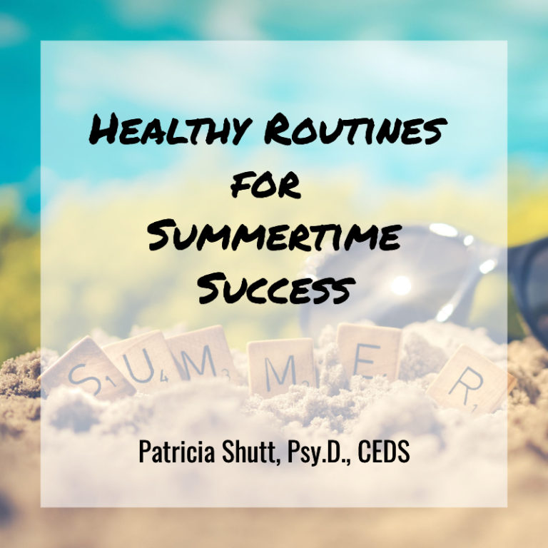 Healthy Routines for Summertime Success | Therapeutic Oasis